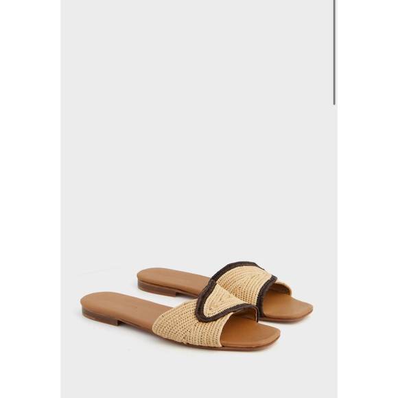 LE MOGADOR | Shoes | New Le Mogador Womens Volakas Open Toe Flat Sandal ...